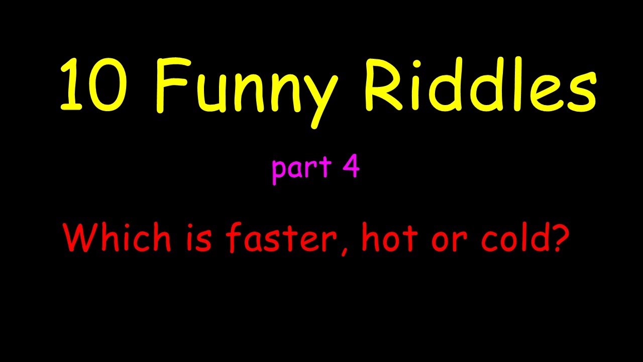 Funny riddles part 4 | Riddles for kids | 10 Riddles in English | - YouTube