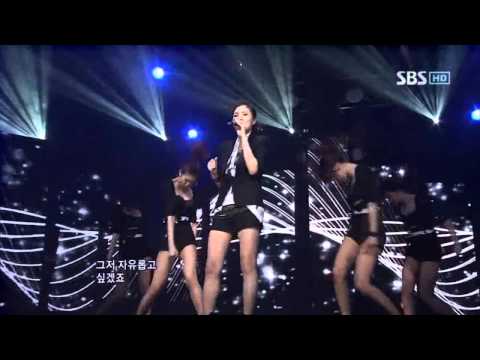 Gummy - As a man(거미 - 남자라서) @ SBS Inkigayo 인기가요 100509