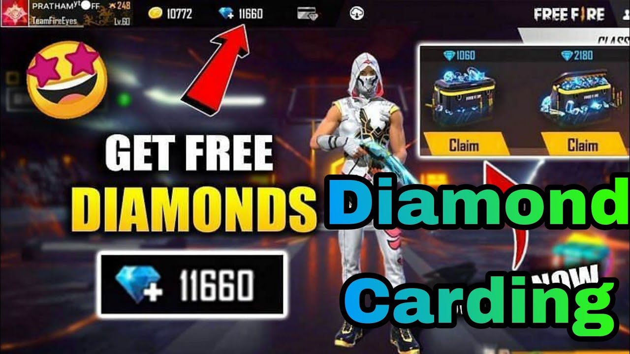 Free Fire Diamond Carding 2021 || Free Diamond By Carding || Freefire ...