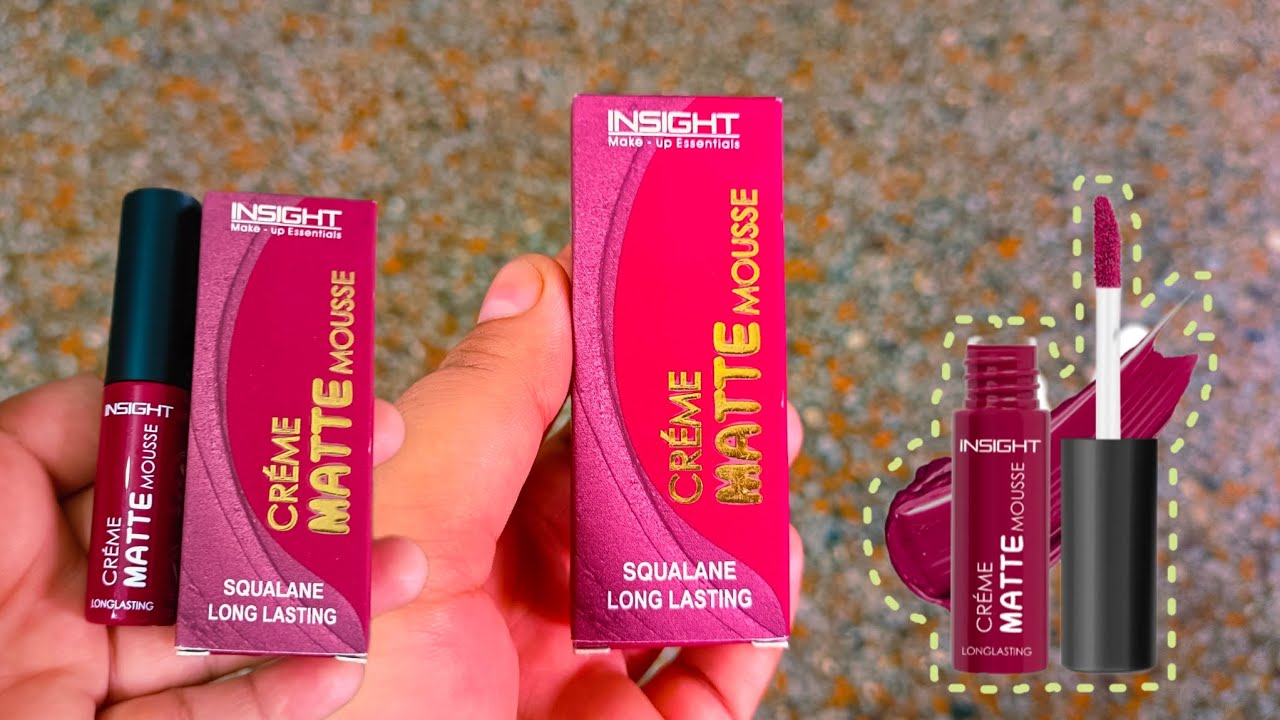 *New* Insight Cosmetics Creme Matte Mousse - YouTube