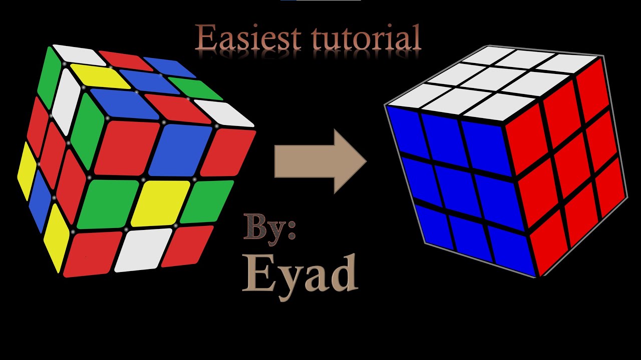 How to solve a Rubik's cube easiest way | Rubik Tutorial - YouTube