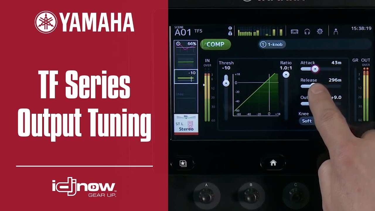 Yamaha TF Series Digital Mixer Tutorial Output Tuning - YouTube
