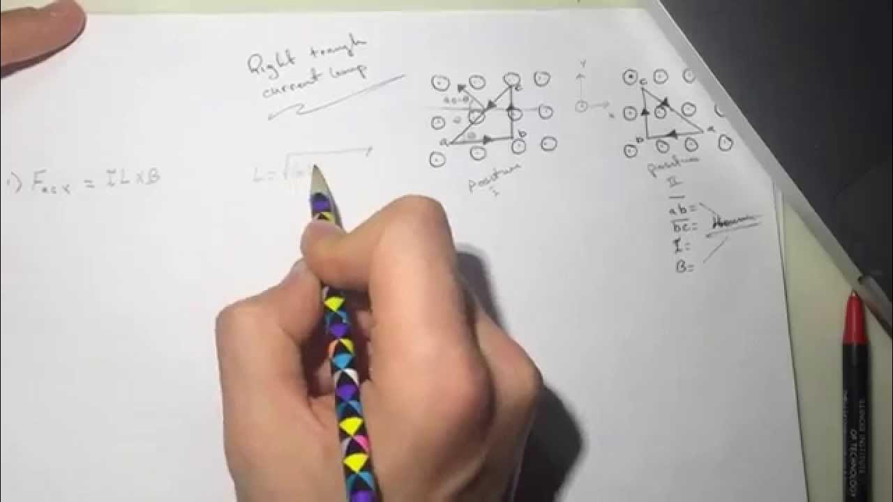 Right triangular Current loop "Smartphysics" Solution - YouTube