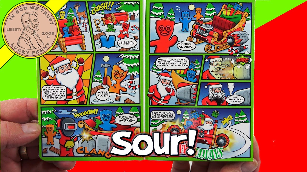 Sour Patch Kids Sour Then Sweet Christmas Book - YouTube