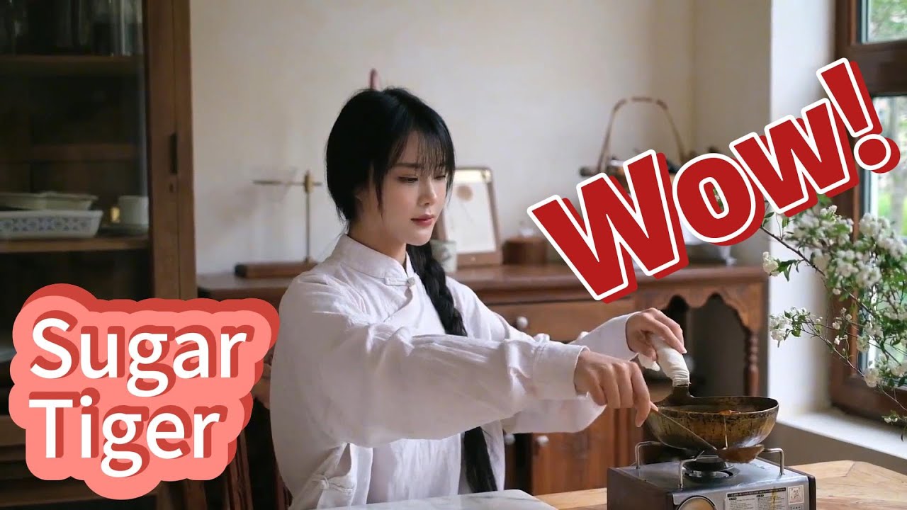 🐅 Sweet Safari Delight! DIY Tiger Candy Painting Tutorial – Create ...