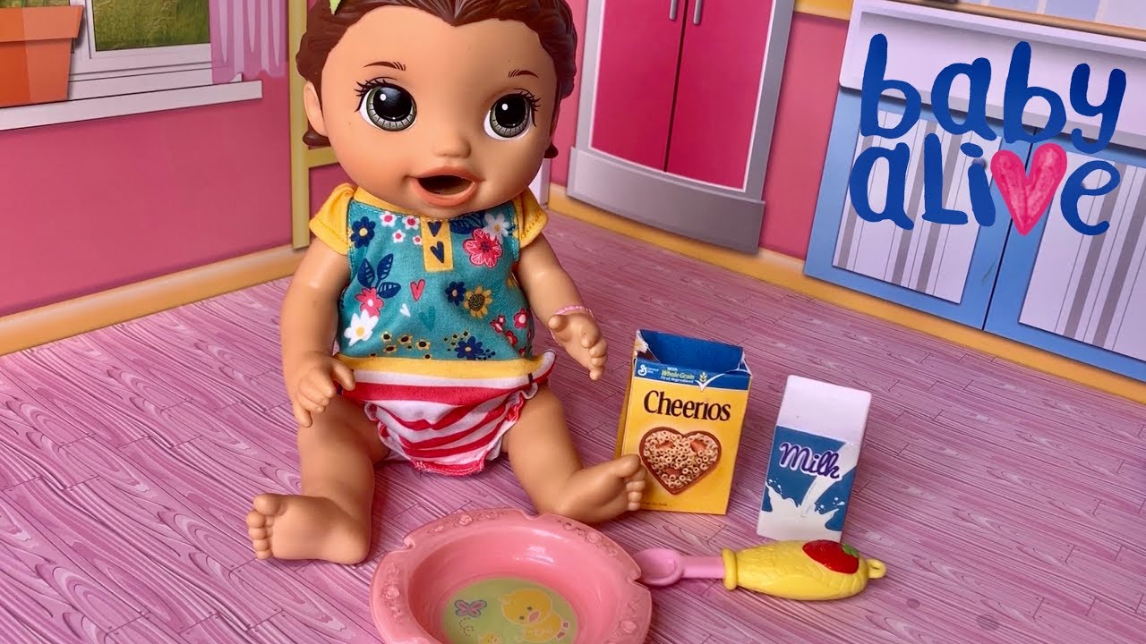 Baby Alive Lily Eats Cheerios For Breakfast Baby Alive Video - YouTube