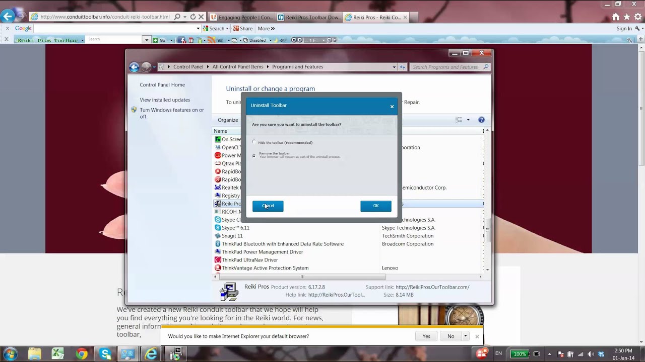 How to Get Rid of Conduit Toolbar and Conduit Search on Internet ...