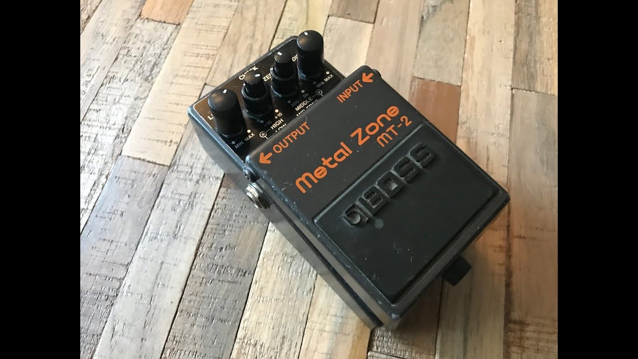 Boss Metal Zone MT-2 No-Solder Mod Analysis - Before and After / Amp ...