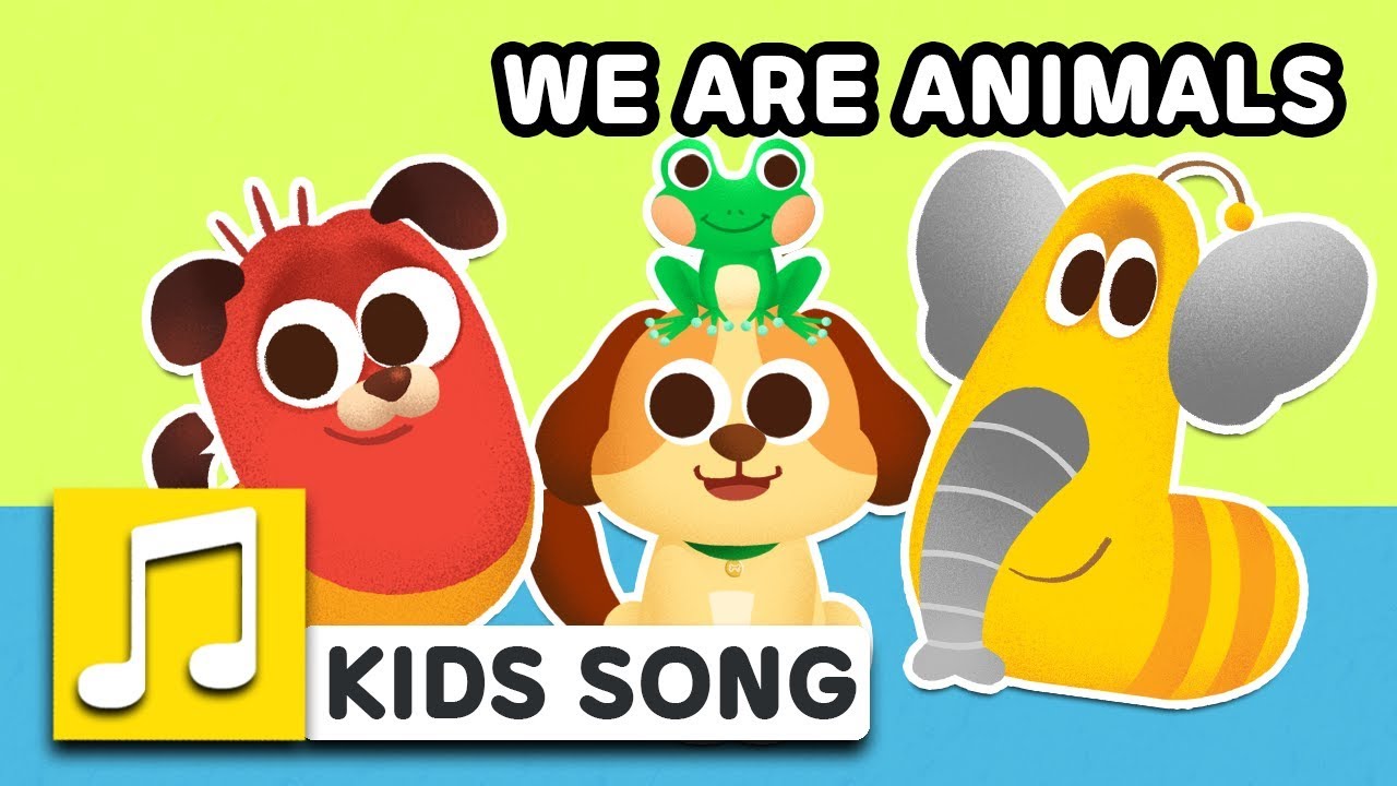 WE ARE ANIMALS | LARVA KIDS | BEST NURSERY RHYME | LEARN TO ANIMALS ...