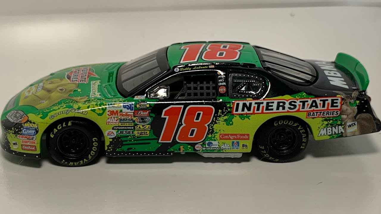 Diecast Review: Bobby Labonte 2004 Shrek 2 Monte Carlo - YouTube