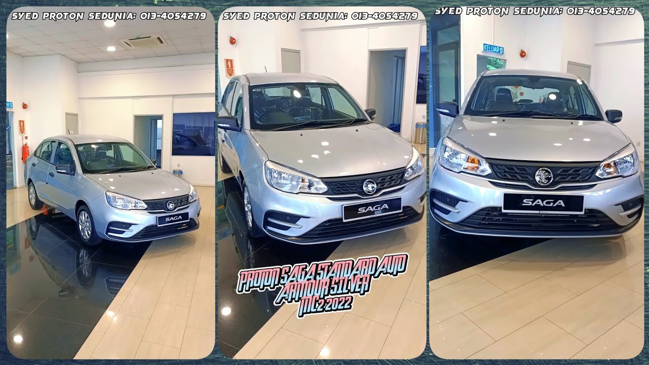 PROTON SAGA STANDARD AT 2022 ARMOUR SILVER MC2 - YouTube