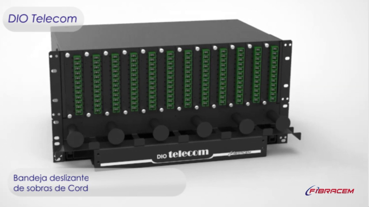 Distribuidor Interno Óptico - DIO Telecom da Fibracem | FBC - YouTube