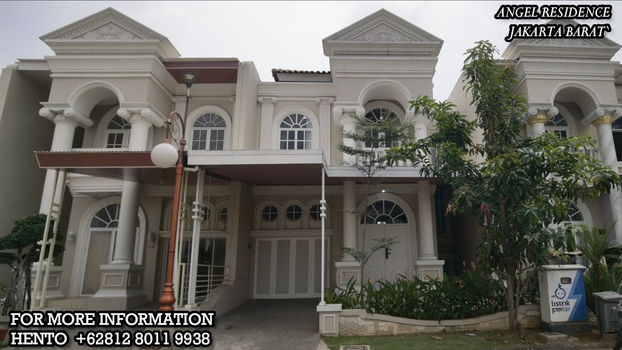 JAKARTA BARAT VLOG RUMAH ANGEL RESIDENCE 8x18 EUROPEAN CLASSIC STYLE ...