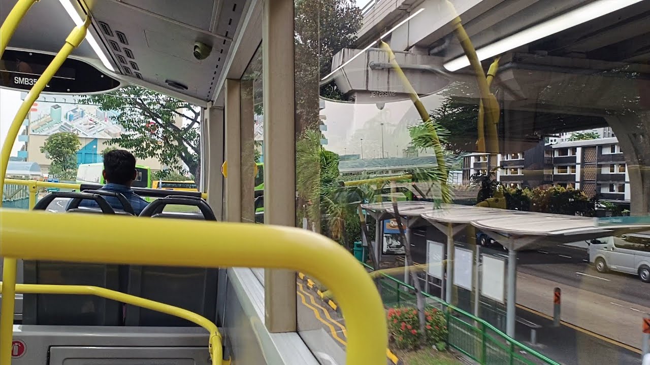 [迂回] 通勤特急バス CDS 651 and 674 taking that shortcut at keppel road to ...