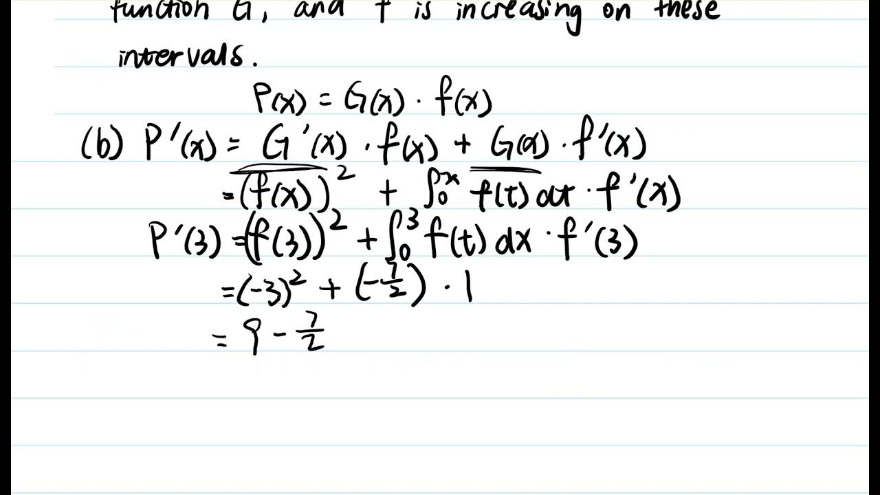 2021 AP Calculus BC Free Response Question 4 Solution [Student] - YouTube