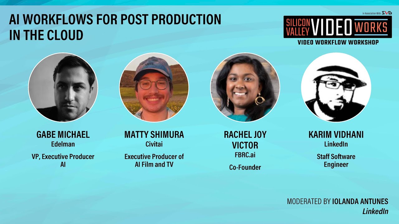 AI Workflows for Post Production in the Cloud - YouTube