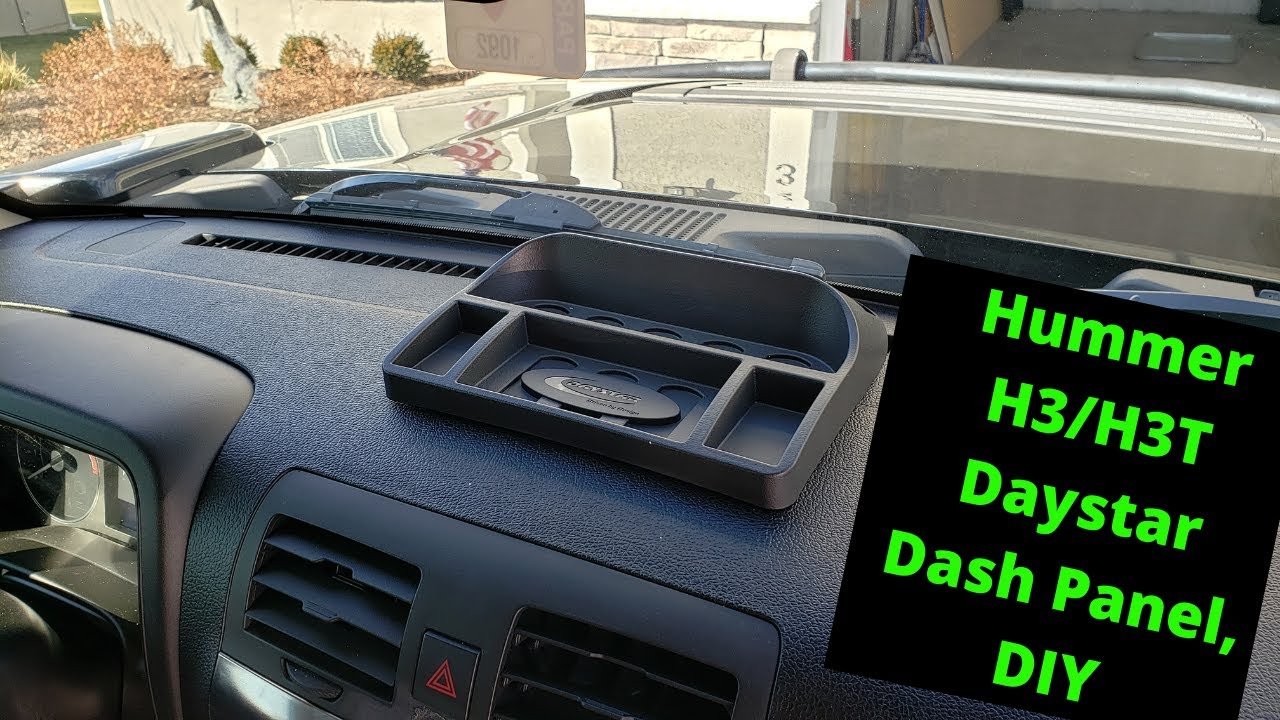 Maximize Space in Your Hummer H3T: Upper Dashboard Storage Guide - YouTube