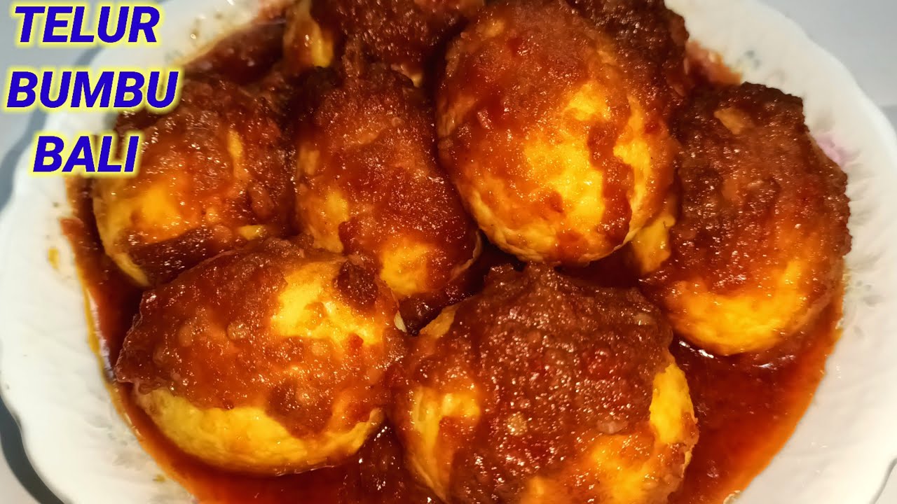 Resep Telur Bumbu Bali || Simple Super Enak - YouTube