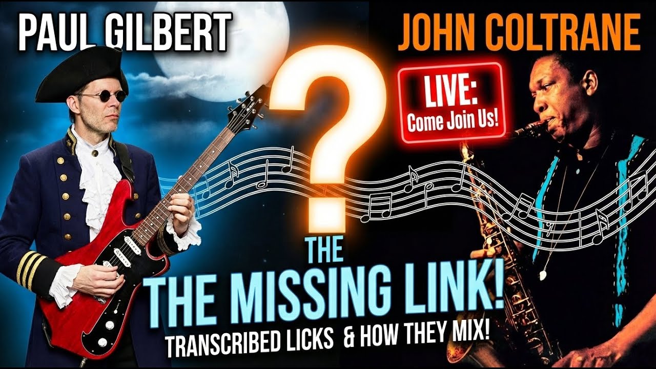 Paul Gilbert Meets John Coltrane?! The Secret Jazz DNA of Shred Guitar ...