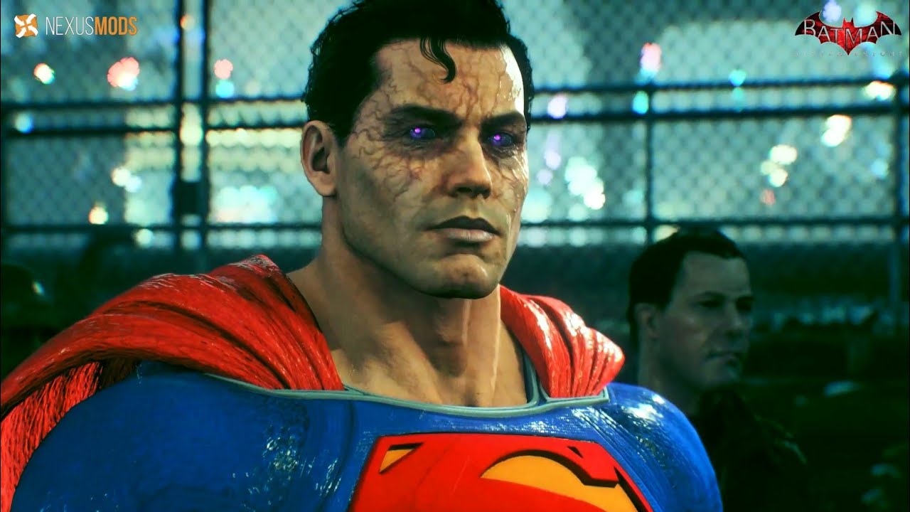 SSKTJL EVIL Superman Suit [PC Mod] Gameplay in Batman Arkham Knight ...