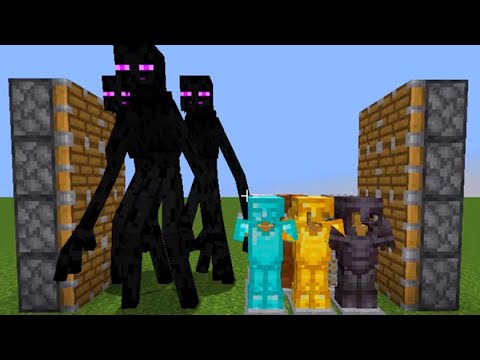 Mutant Enderman + All armor = ??? / minecraft - YouTube