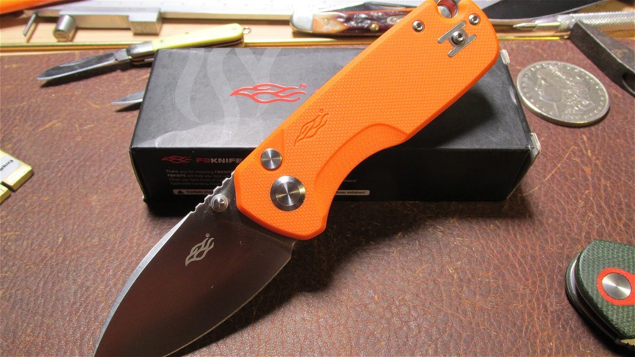 Ganzo Fire Bird BUTTON LOCK POCKET KNIFE - NOT RECOMMENDED - YouTube