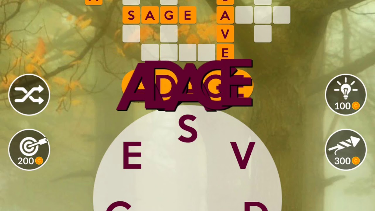 Wordscapes Level 2964 Answers - YouTube