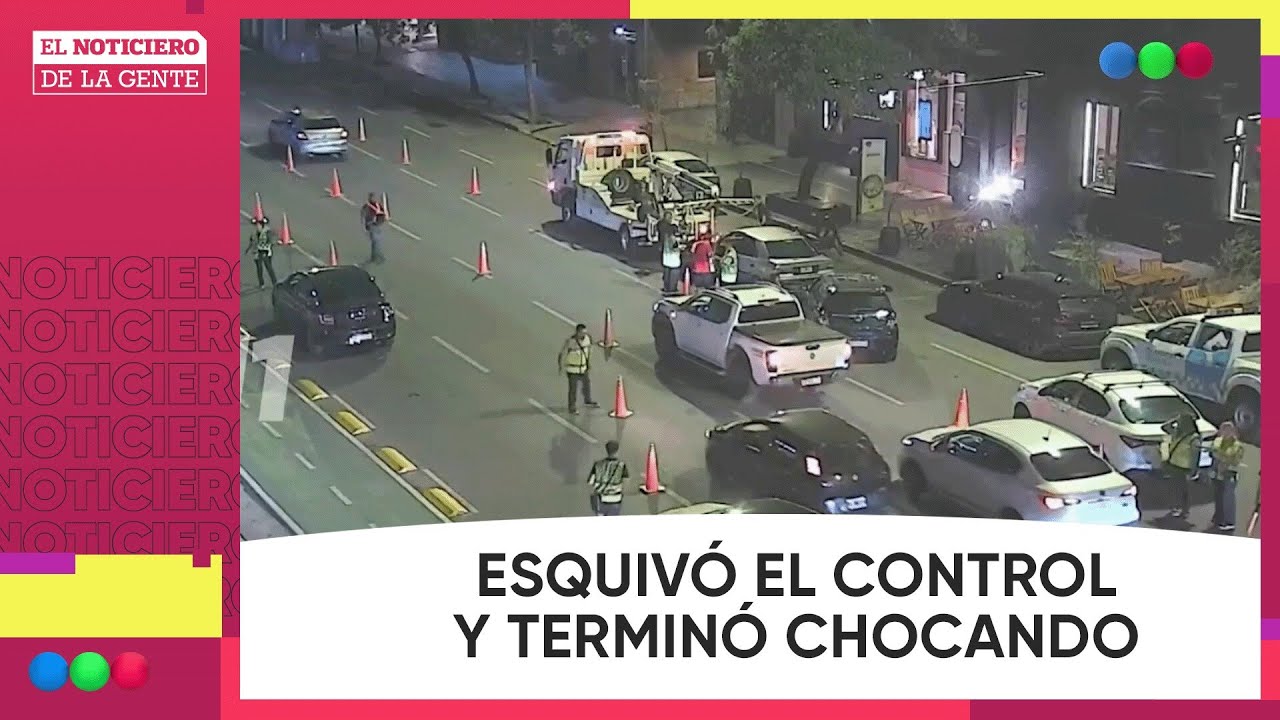 ESQUIVÓ un CONTROL POLICIAL y terminó CHOCANDO una MOTO en Córdoba # ...