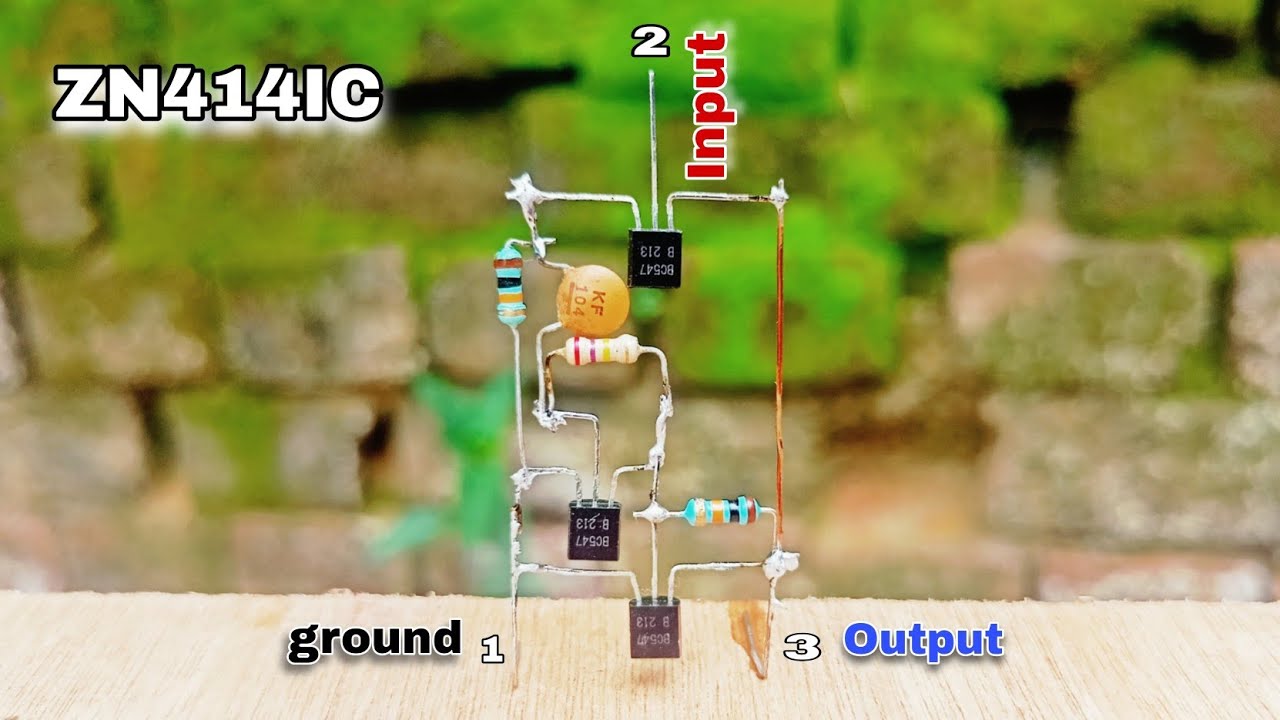 amazing idea make ic like ZN414 - YouTube