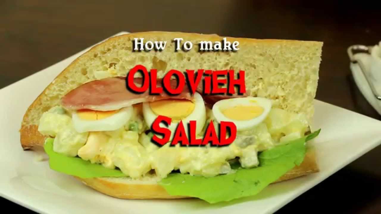 Olovier Salad Recipe _ How to Make Potato Salad _Oliver salad Persian ...