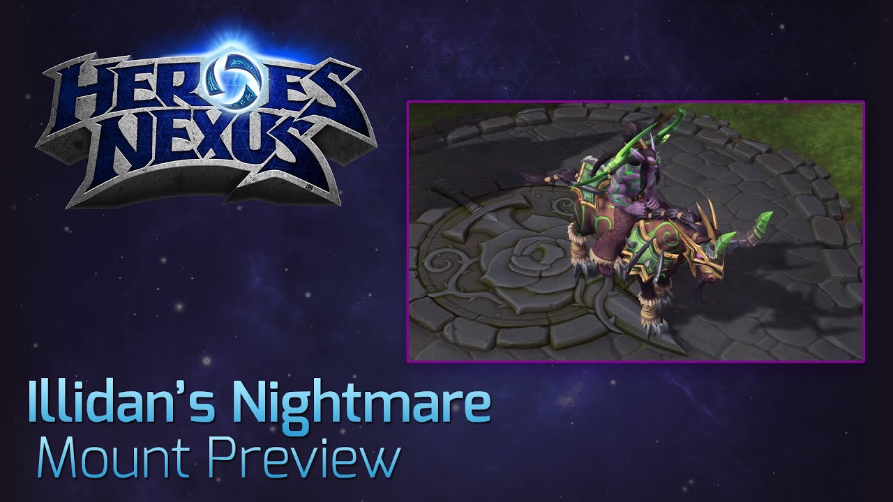 [Beta] Illidan's Nightmare Mount - Normal, Crimson, Dark - YouTube