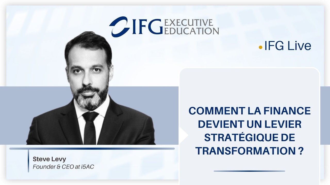 "Comment la finance devient un levier stratégique de transformation ...