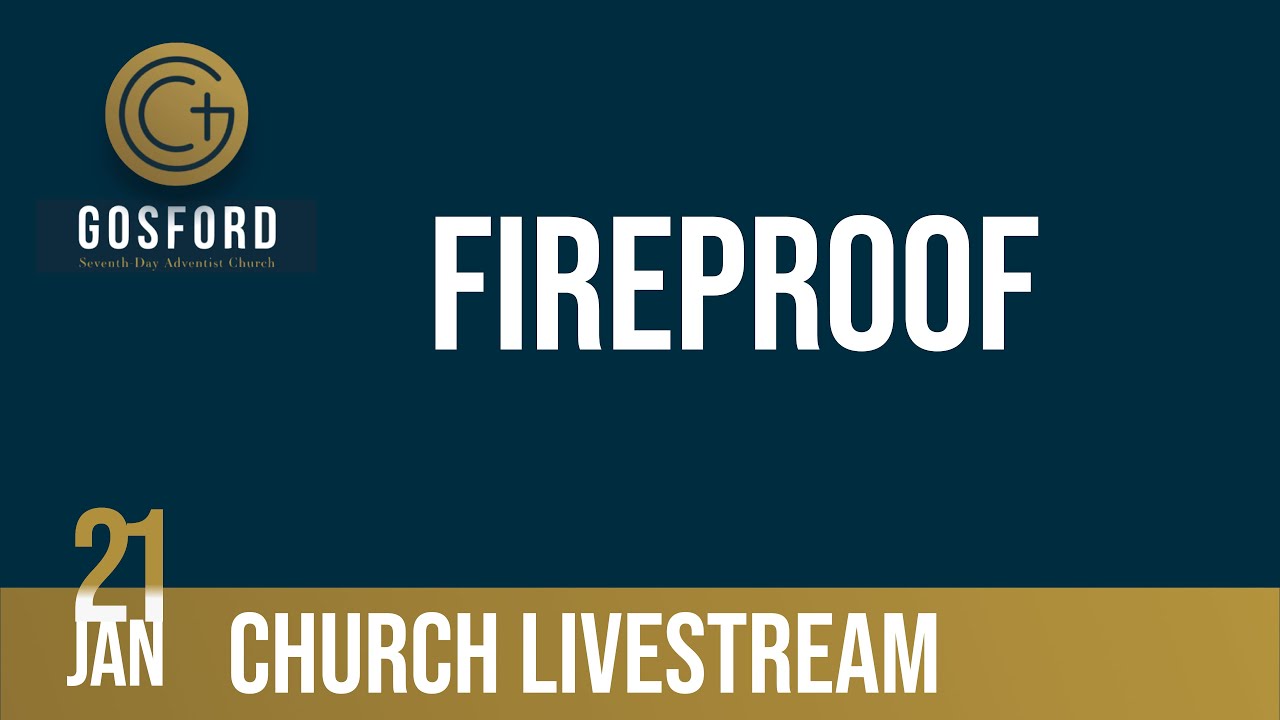 'Fireproof' – January 21 – Pr Adrian Craig - YouTube