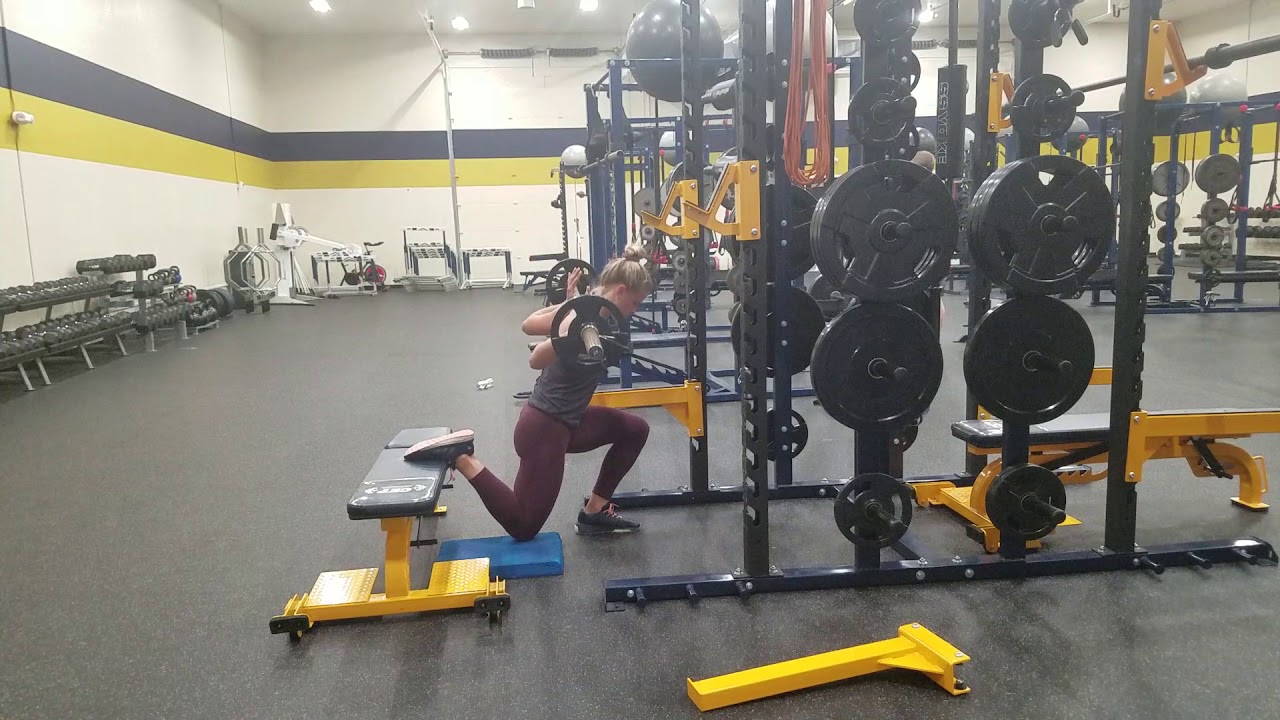 BB RFE Split Squat - YouTube