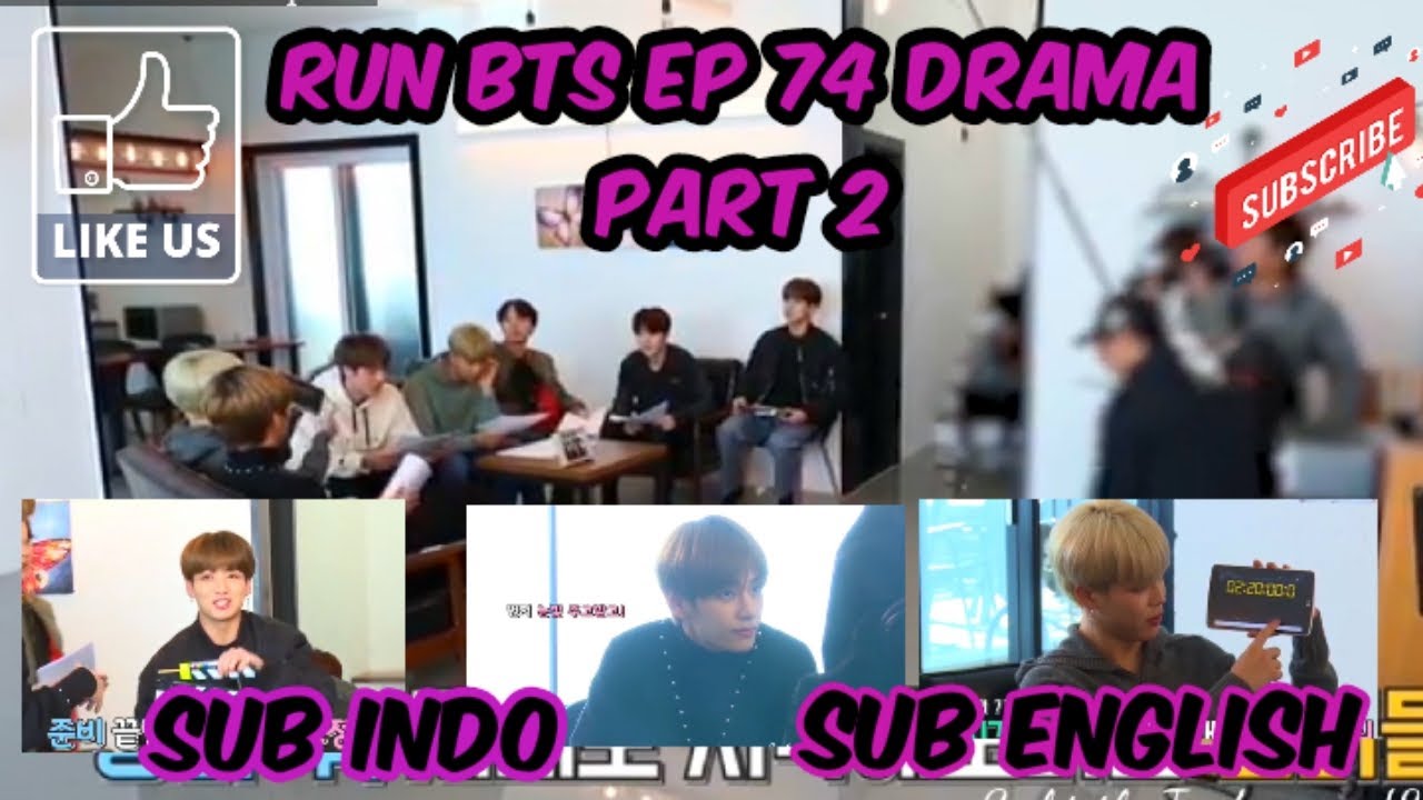 [SUB INDO/ENG] Run BTS! 2019 - EP.74 "Drama Dalbang 2" HD - YouTube