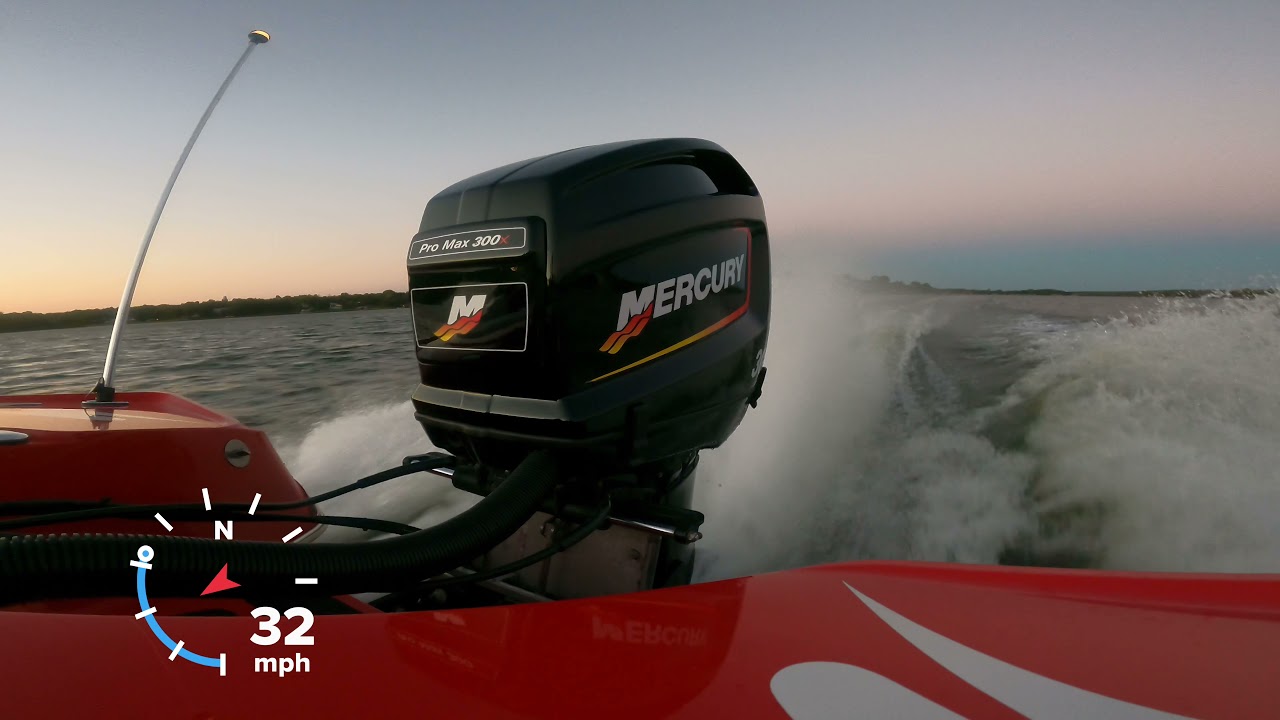 Checkmate Pulsare 2100 with Mercury 300x - YouTube