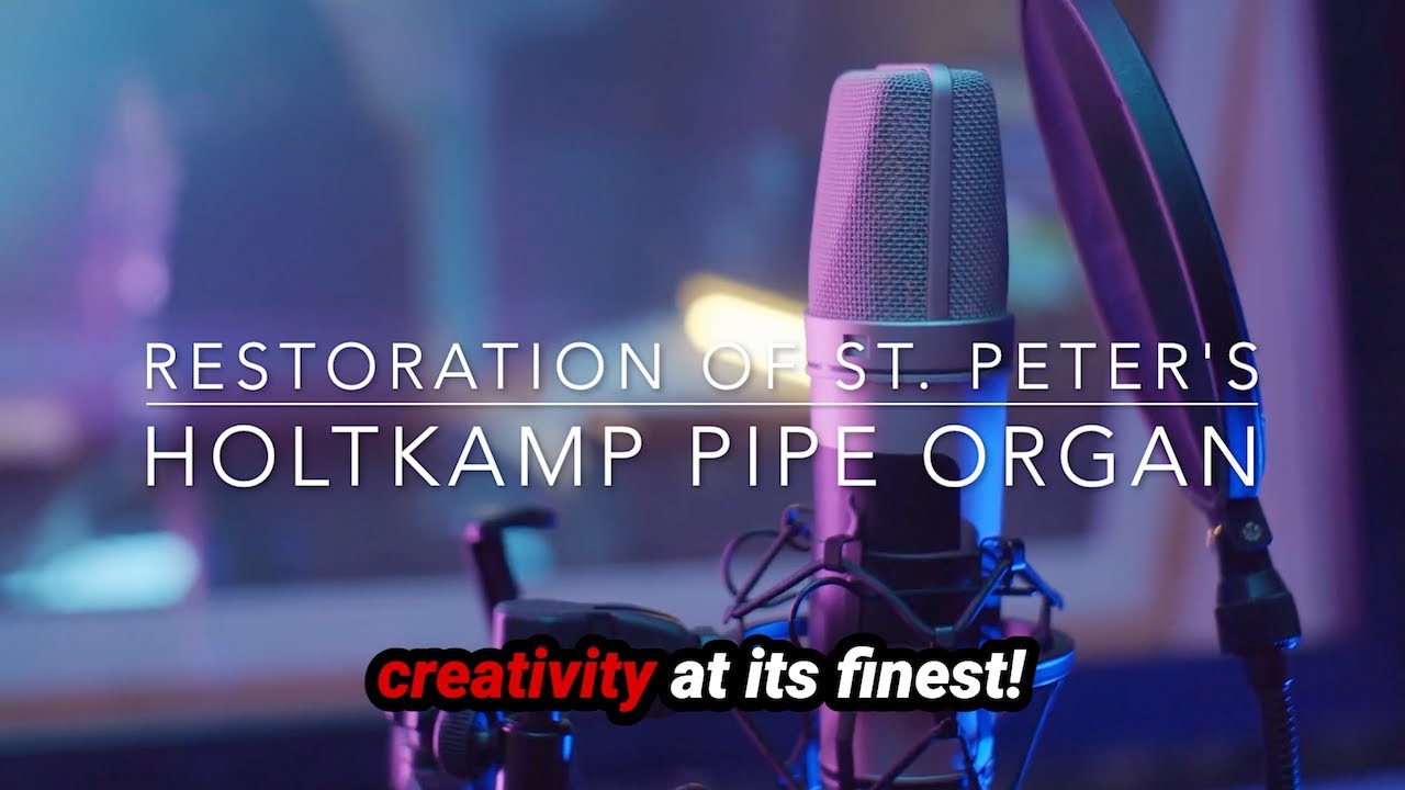 Holtkamp Pipe Organ Restoration at St. Peter's Episcopal Church - YouTube