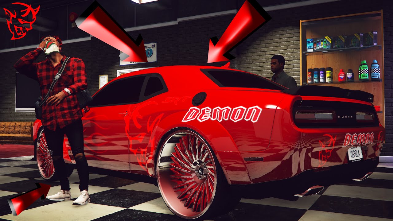 WE GOT A DODGE DEMON WITH CUSTOM WRAP and TURBOCHARGER AMANI FORGED ...