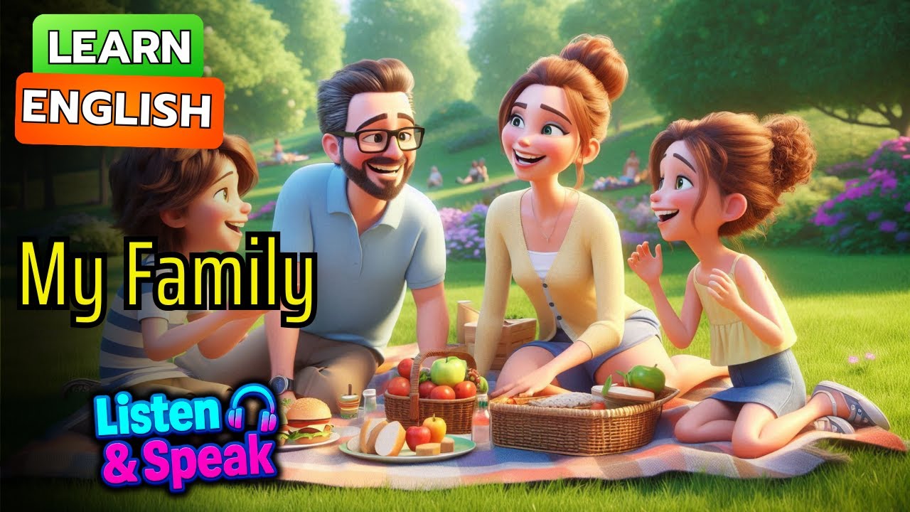 Talk About Your Family in English | Easy Speaking Practice | Improve ...