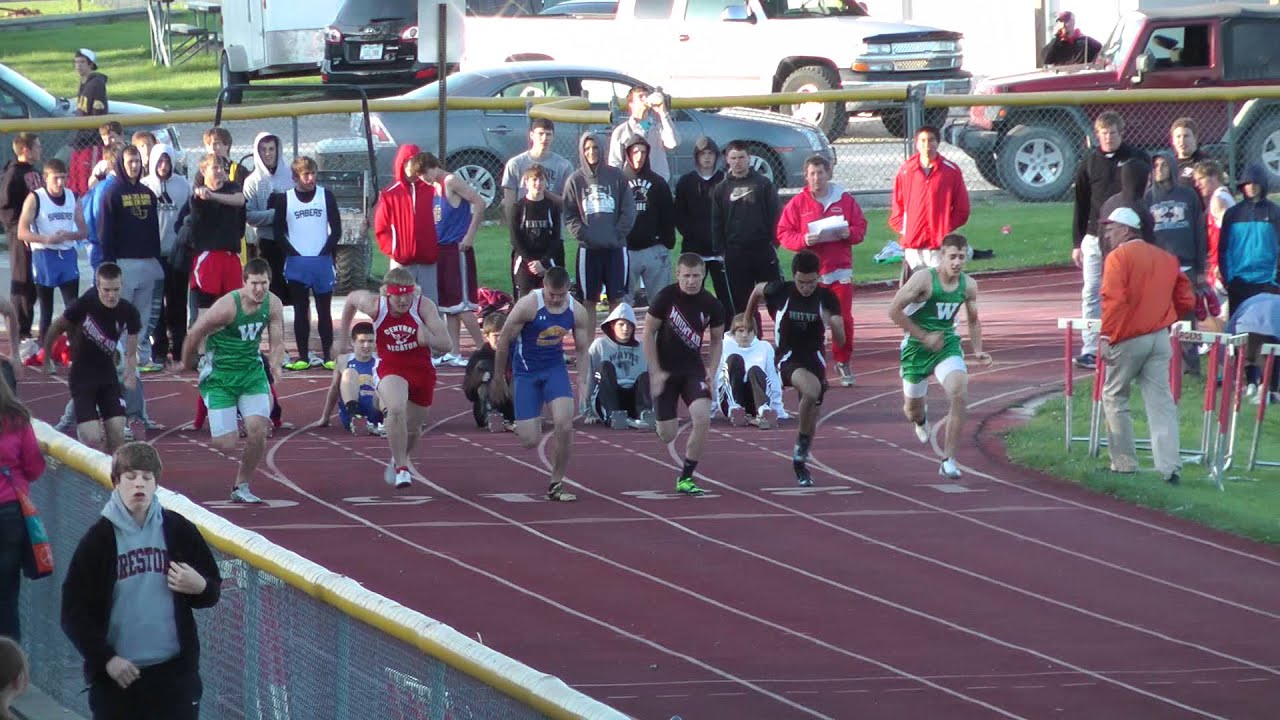 Chariton Track Meet 100m Dash (School Record) - YouTube