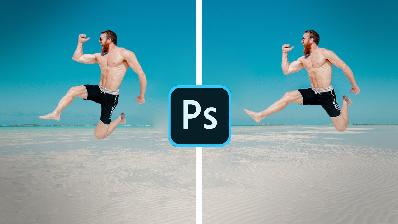 How to move body parts in pictures in Adobe Photoshop - YouTube
