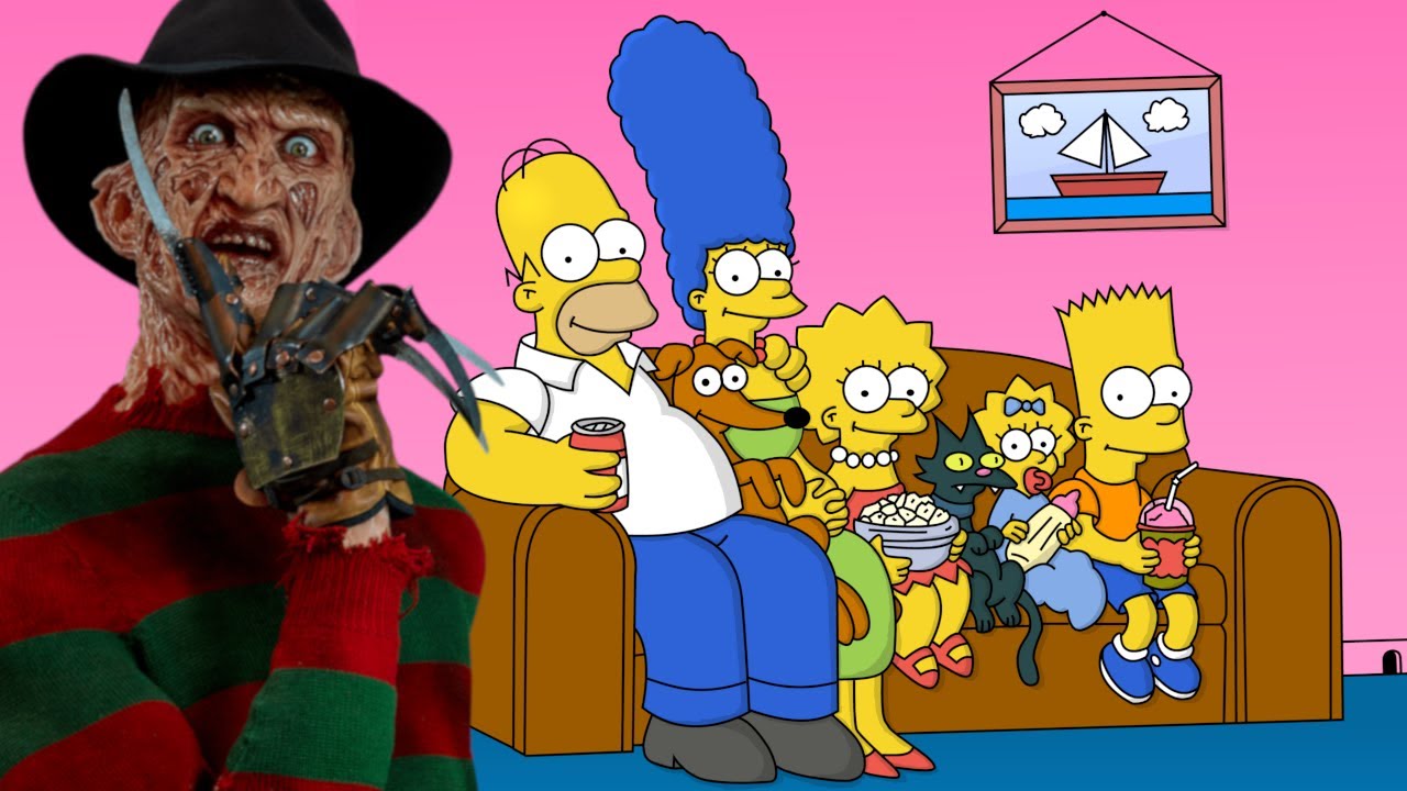 Every Freddy Krueger Reference On The Simpsons - YouTube