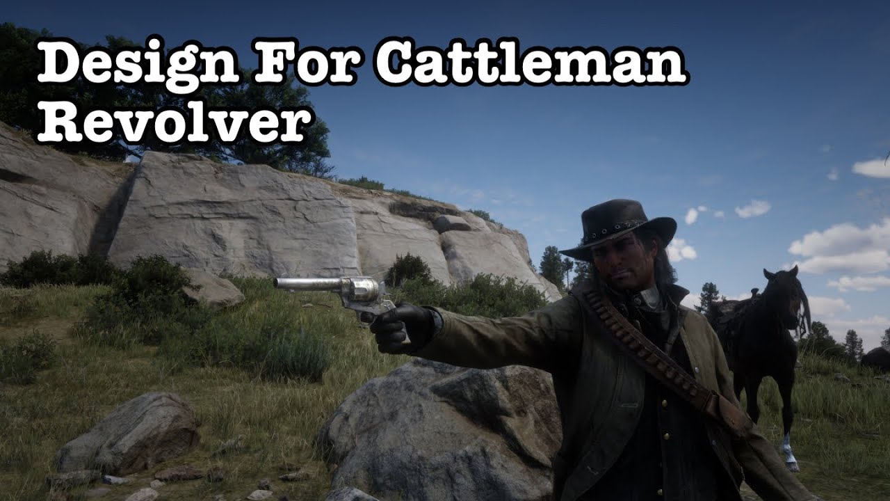 Best Cattleman Revolver Design RDR2 - YouTube