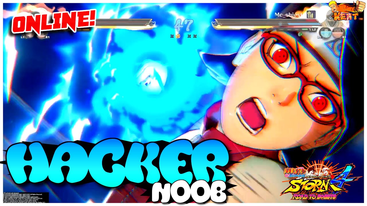 HACKER NO ONLINE | NARUTO STORM 4 - ELE USOU O SAVE WIZARD! - YouTube