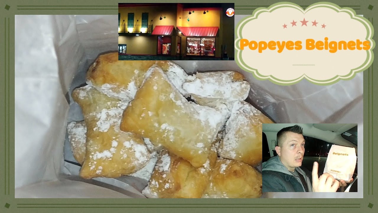 Popeyes new Beignets( Chocolate Filled) - YouTube