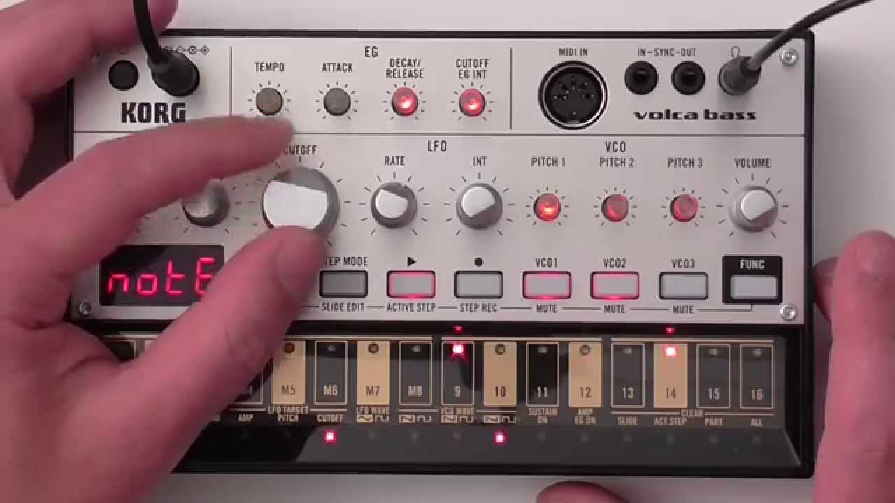Korg Volca Bass Demo - YouTube
