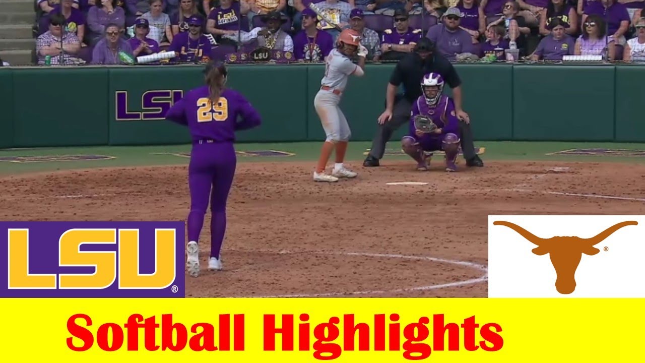#1 Texas vs #3 LSU Softball Game Highlights, March 12 2024 - YouTube