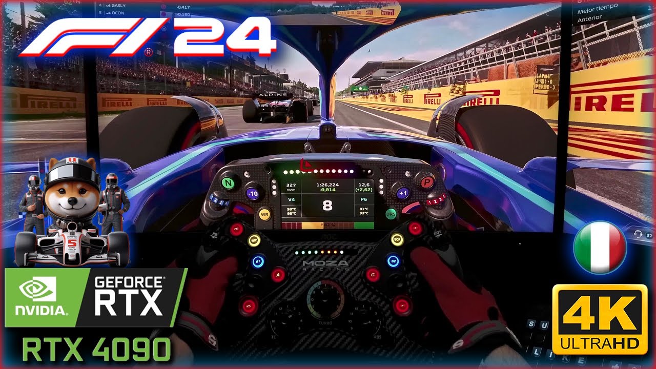 🔵 A La Velocidad del Sonido En Monza 🏎️💨 | F1 24 | FOV | Triple ...