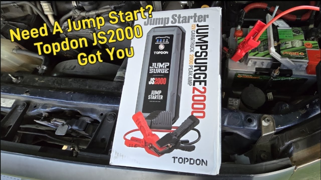 NEED A JUMP START? TOPDON JS2000 PACKS THE POWER YOUR VEHICLE NEEDS TO ...