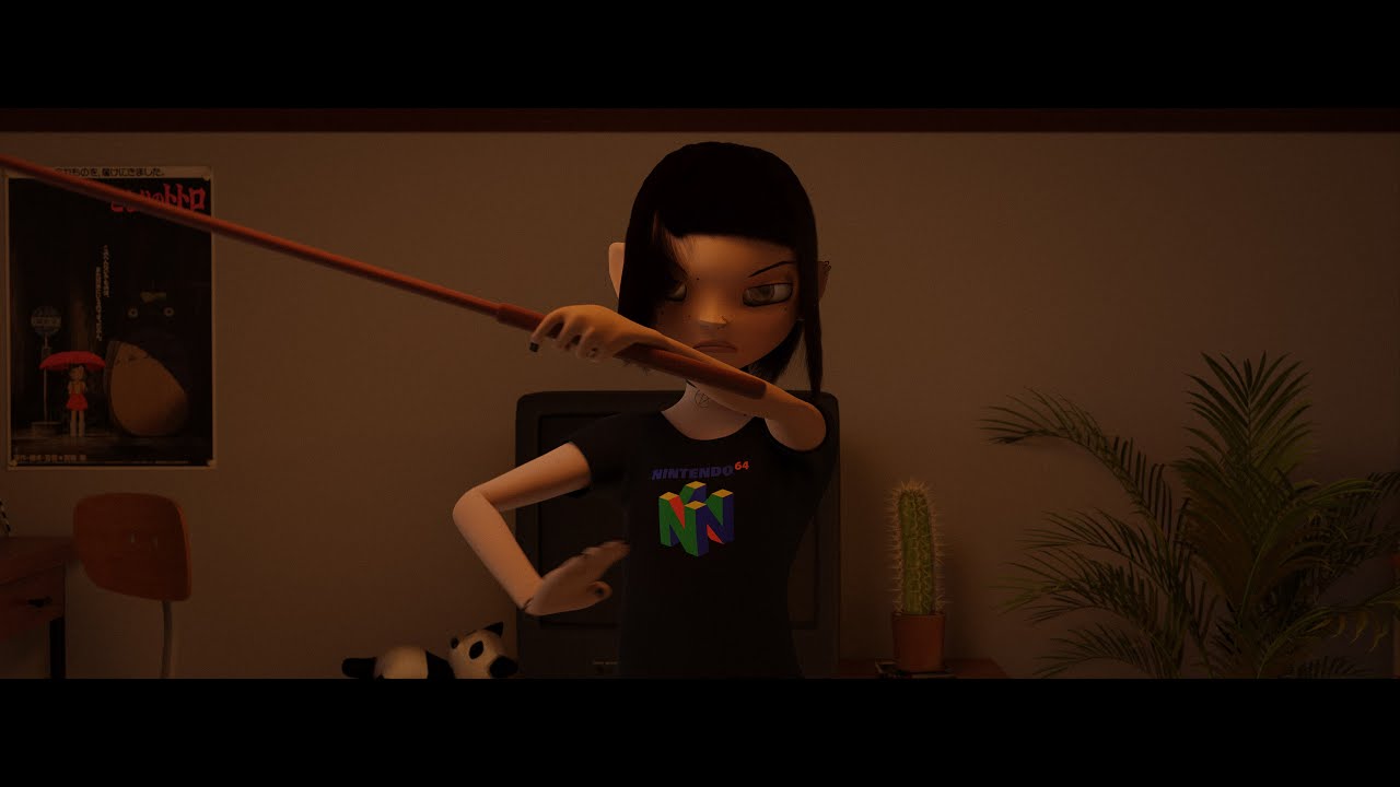 My First super short animation made in blender - YouTube